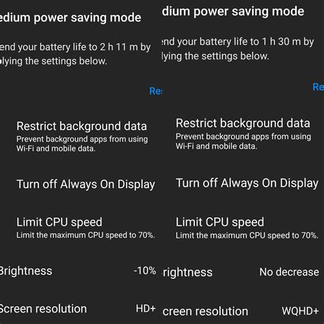 Does Medium Power Saving Mode Make A Difference To You Do You Guys Use It In The Photo It