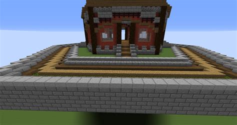hexagonal house shell only plot minecraft map