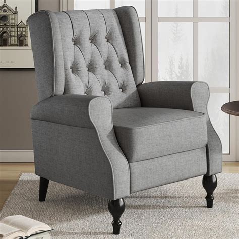 Jocisland Tufted Wingback Recliner Chair For Living Room