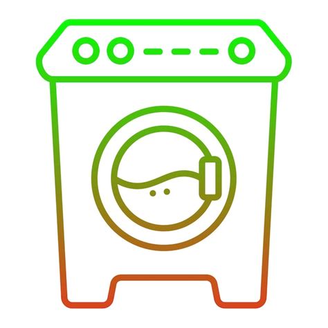 세탁기 아이콘 프리미엄 벡터