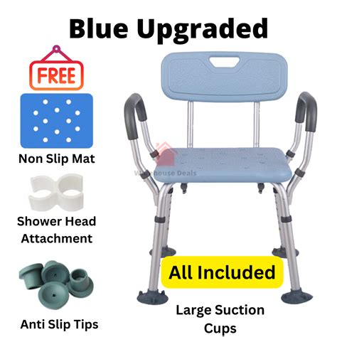 Bathroom Shower Chair For Elderly Toilet Bath Chair With Backrest And