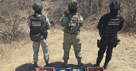 Ssp Y Defensa Desactivan 168 Explosivos Para Ser Arrojados Desde Dron