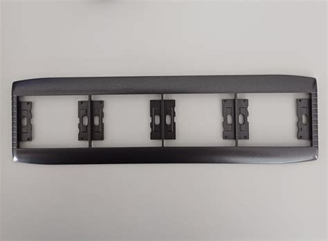 Niko Da Vinci Graphite Afdekplaat Viervoudig Horizontaal 45 034