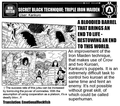 Fourth Databook Jutsu Files The Narutoversity