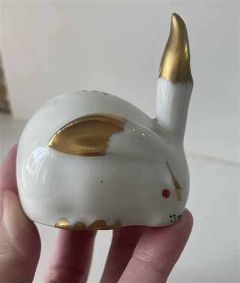 ANCIENNE SALIERE SANDOZ Théodore Haviland Limoges Forme Lapin Collection Deco EUR