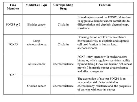 Foxp2 Role In Cancer Ppt