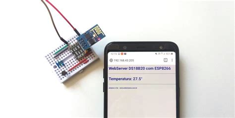 Sensor De Temperatura Ds18b20 Com Esp8266 Arduino E Cia