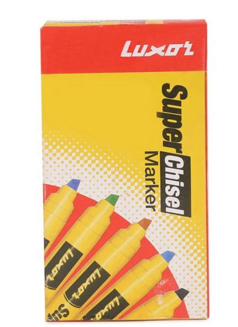 Pink Pvc Luxor Super Chisel Marker Pen At Rs 50 In Bengaluru Id