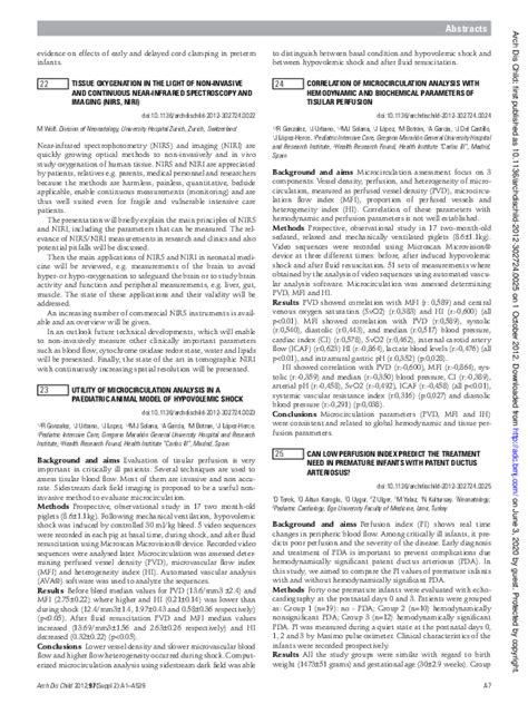 Pdf 25 Can Low Perfusion Index Predict The Treatment Need In