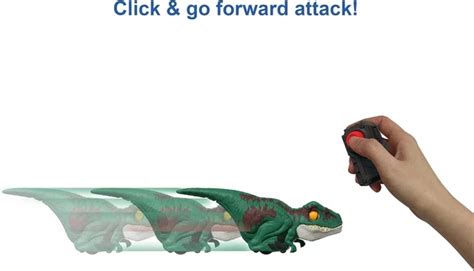 Mattel Jurassic World Dominion Uncaged Click Tracker Velocirap