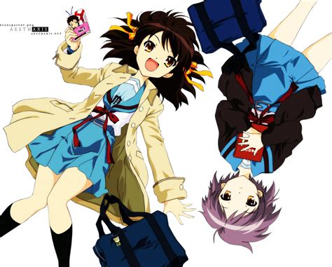 Render 18 Haruhi Suzumiya By Aestharisnet On Deviantart
