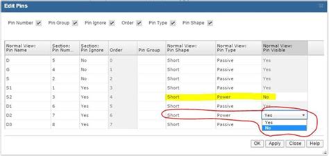 Schematic Symbols How To Hide Pins On 17 2 S057 Capture CIS PCB Design Cadence Community