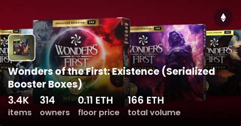 Wonders Of The First Existence Serialized Booster Boxes Collection