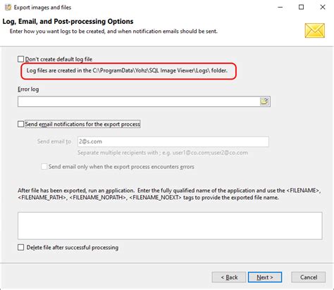 Setting Up A SQL Image Viewer Export Task In Windows Task Scheduler Yohz Software Development Blog