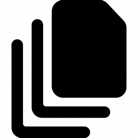 Common File Stack Icon Download On Iconfinder