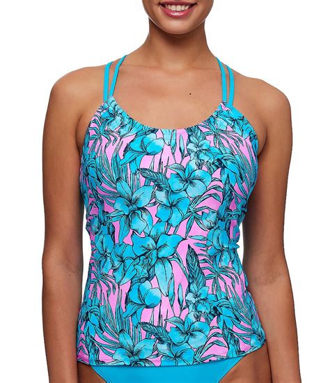 Athena Next By Athena Good Karma Luau 3rd Eye Hibiscus Floral Scoop