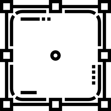 Rounded Rectangle Detailed Straight Lineal Icon