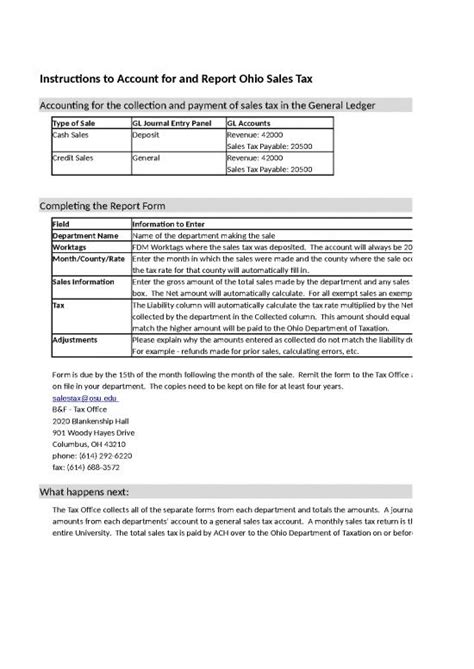 Excel Sheet Download 31455 Sales Tax Reporting Form Updated Tax Rates