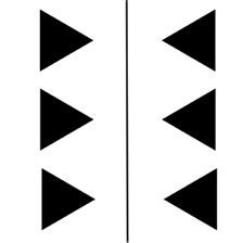 The Four Sets Of Stimuli Used In The Eriksen Flanker Task Left To