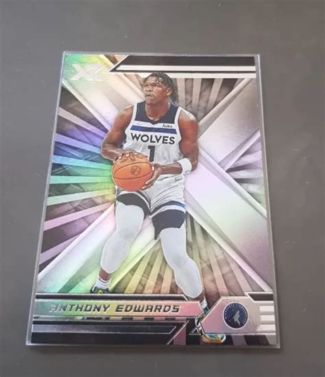Anthony Edwards Nba Card Panini Chronicles Xr 2021 22 Holo 394