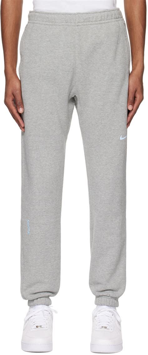 Gray Nocta Drawstring Sweatpants By Nike On Sale