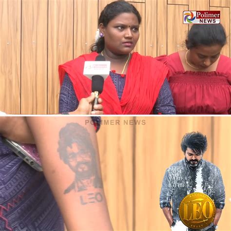 Polimer News ”விஜய்க்காக உயிர கூட கொடுப்பேன்” டாட்டூ போட்டத்துக்கு