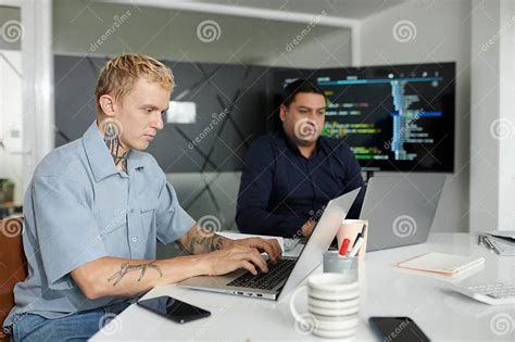 Software Developer Coding Stock Image Image Of Communication 291344149