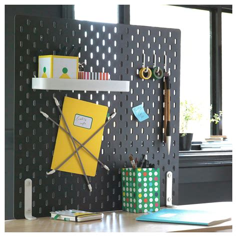 Купити Дошки оголошень IKEA СКОДИС Перфорированная доска - Черный 56x56 ...