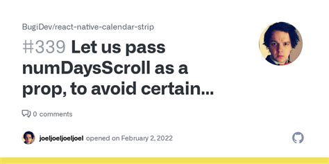 Let Us Pass Numdaysscroll As A Prop To Avoid Certain Scrolling Bugs