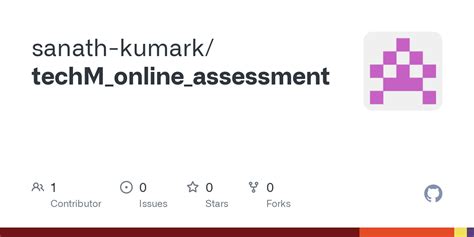 GitHub Sanath Kumark TechM Online Assessment