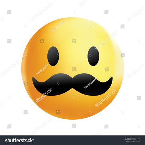 High Quality Emoticon On White Background Stock Vector Royalty Free