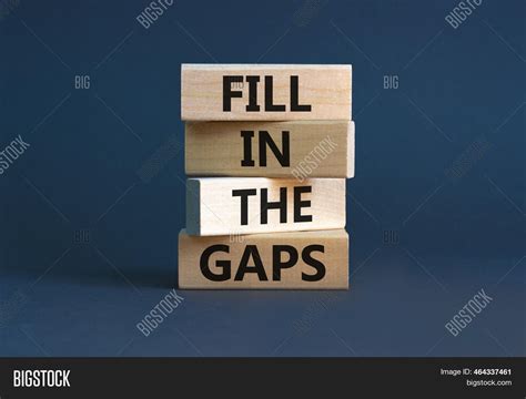 Fill Gaps Symbol Image Photo Free Trial Bigstock