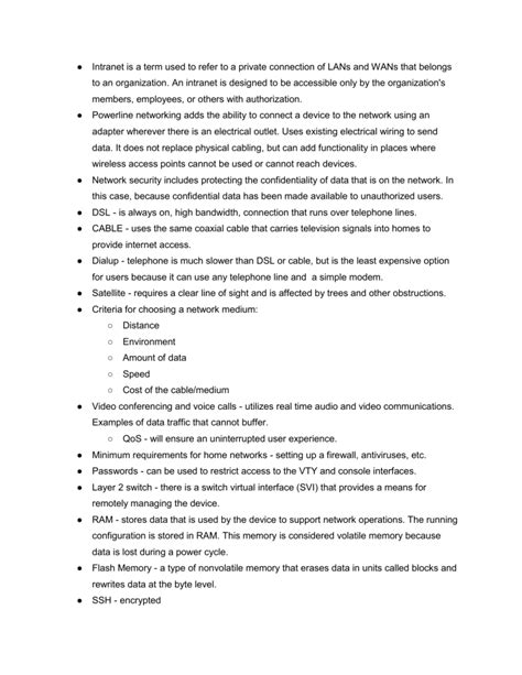 Networking Fundamentals Intranet Protocols And Hardware