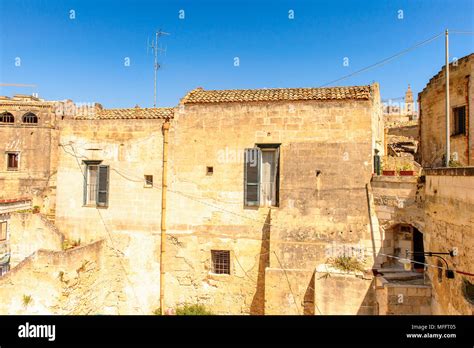 Houses In Matera Puglia Italy The Sassi And The Park Of The