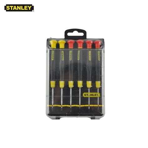 Stanley 6 Piece Precision Magnetic Phillips And Slotted Mini