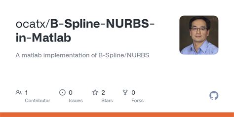 Github Ocatxb Spline Nurbs In Matlab A Matlab Implementation Of B