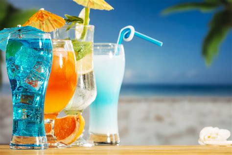 Tropical Cocktail Paradise Hd Wallpaper Background Free Download