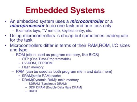Ppt Lecture Introduction To Microcomputer Embedded Systems