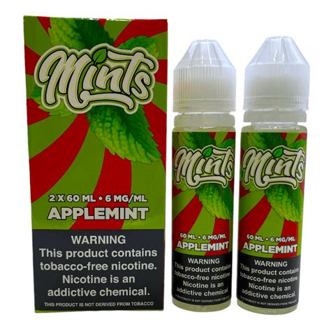 Mints E Liquid Nicotine 6mg 60ml 101distributorsga