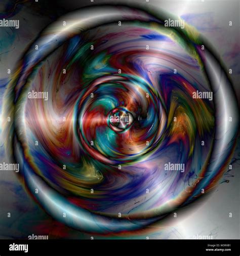 Digital Art Abstract 3d Objects With Soft Lighting Germany Stock