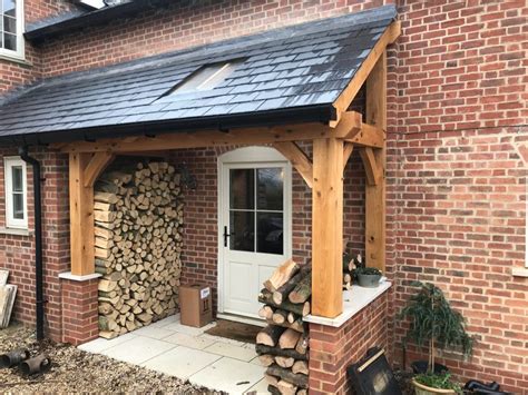Oak Post Porch Design Ideas
