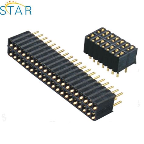 Pin Header Customized 28 Pin Double Row Pin Header 254mm Ic Socket 2