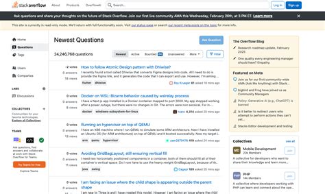 Cant Login To Stack Overflow This Site Is Currently In Read Only