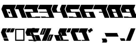 Warning Font