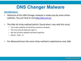 Dns Changer Malware PPTX