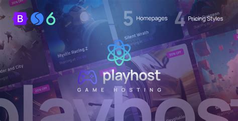 Game Hosting Server React Nextjs Template Playhost By On3stepthemes