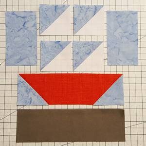 Sailboat Quilt Block Pattern Traditional