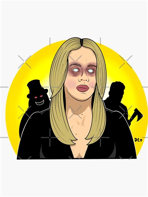 American Horror Story Coven Supreme Witch Sticker For Sale By Dilo Draws Redbubble