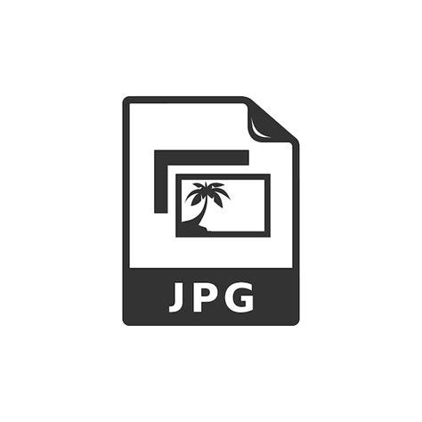 Premium Vector Picture File Format Icon In Black And White