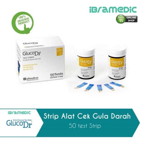Promo Strip Gula Darah Gluco Dr Bio Sensor Isi 50 Glucodr Biosensor Diskon 33 Di Seller Aninda